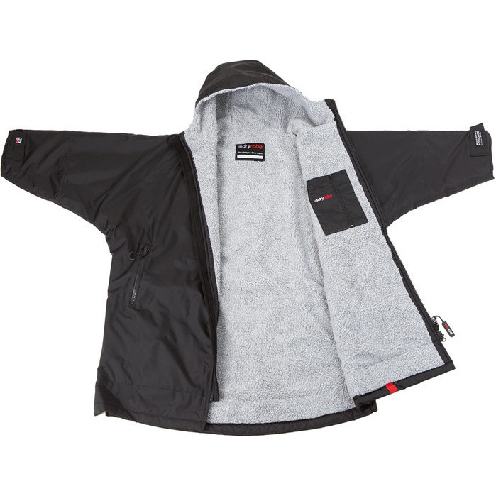 Dryrobe Advance Junior Long Sleeve Changing Robe V3 KSLSDA - Black ...
