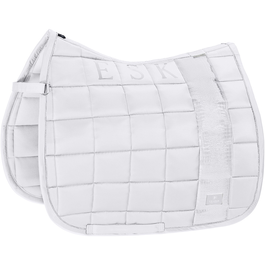 2022 Eskadron Big Square Glossy Saddle Cloth 212238 445 010 - White ...