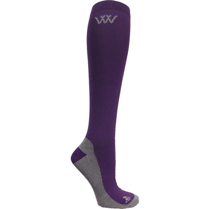 Woof Wear Competition Riding Socks WW0018 - Damsen Purple - Womens ...