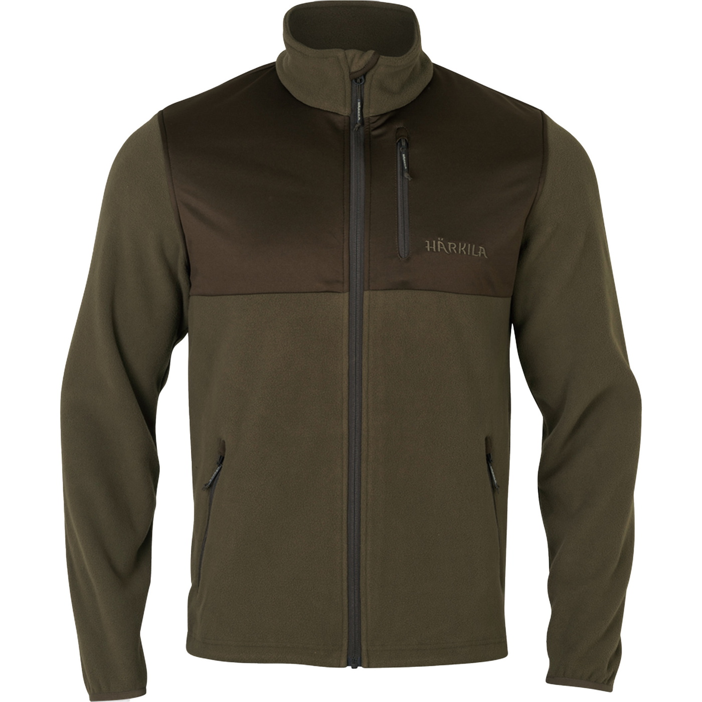 2023 Harkila Mens Steinn Fleece Jacket 1301179 - Light Willow Green ...