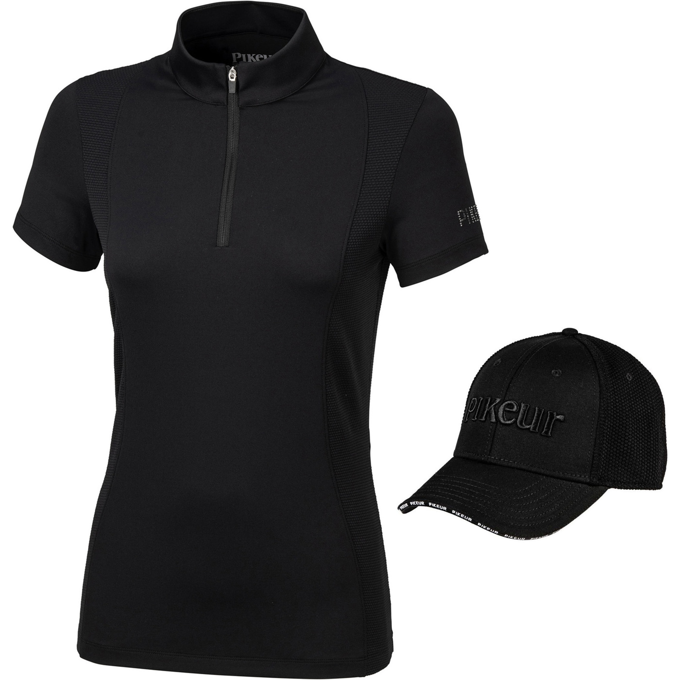 2023 Pikeur Womens Brinja Polo Top & FREE Mesh Cap Bundle 320100 ...