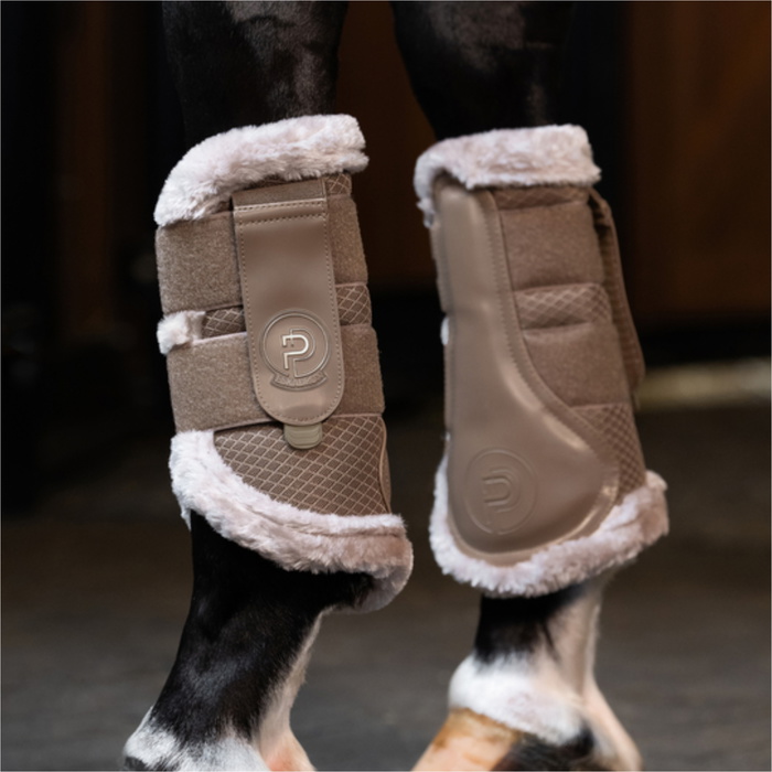 2025 Eskadron Platinum Mesh Faux Fur Tendon Boots 555333 663 - Smoky ...
