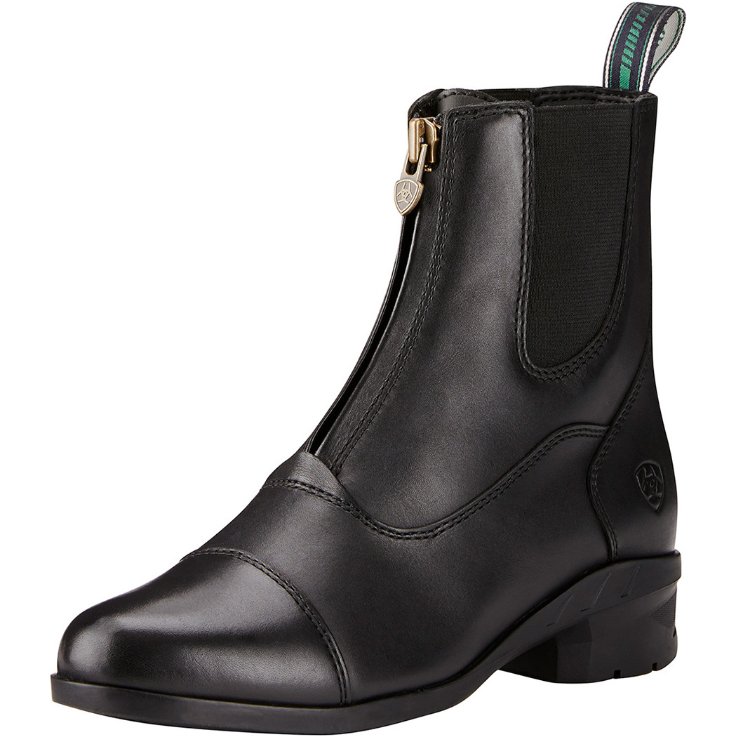 Ariat Heritage IV Zip Short Riding Boots - Black | The Drillshed