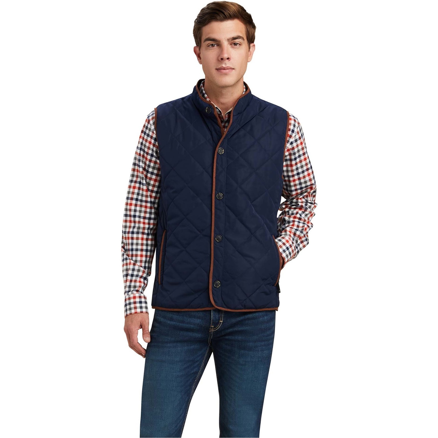 Ariat Mens Woodside Vest 10042101 - Navy - Mens - Country Clothing ...
