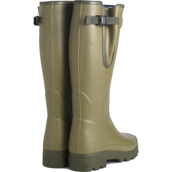 Le Chameau Mens Wellies Vierzon Neoprene Lined Vert Vierzon | Wellies ...