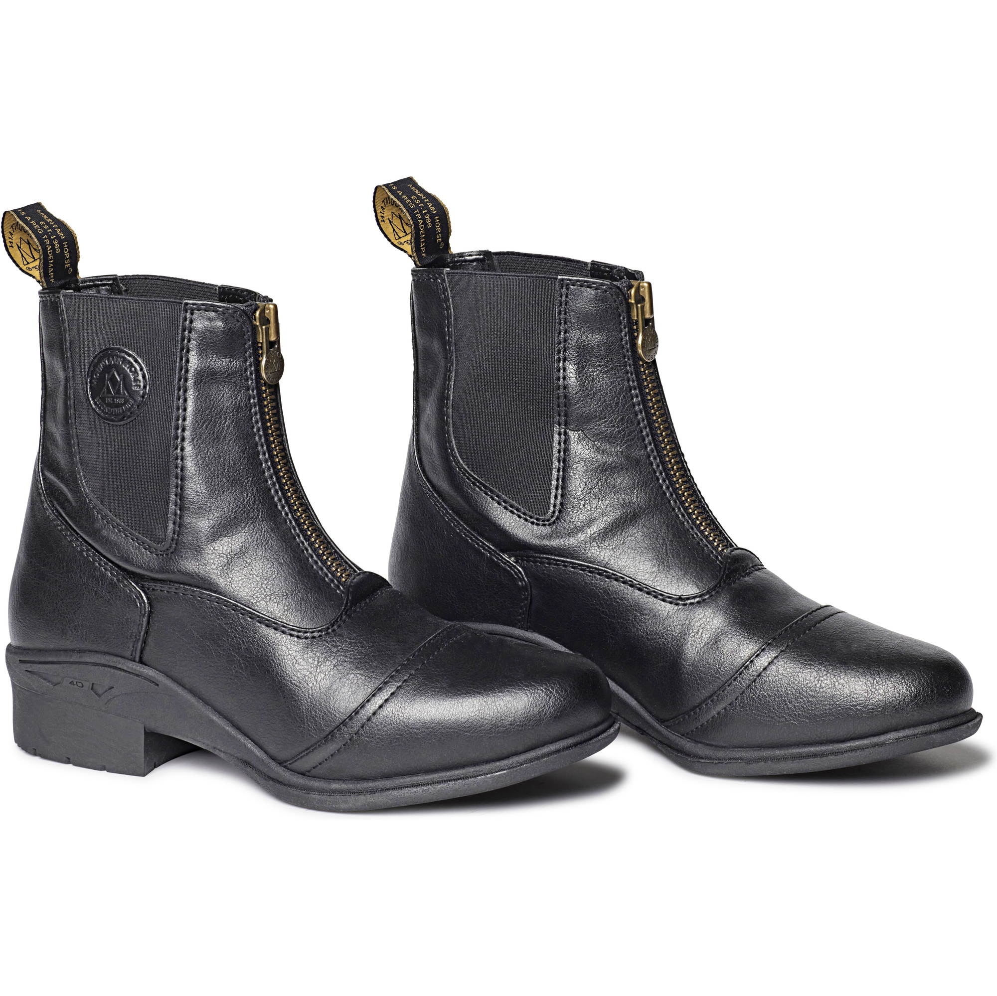 Mountain Horse Womens Veganza Zip Paddock 010810100io - Black - Damen ...