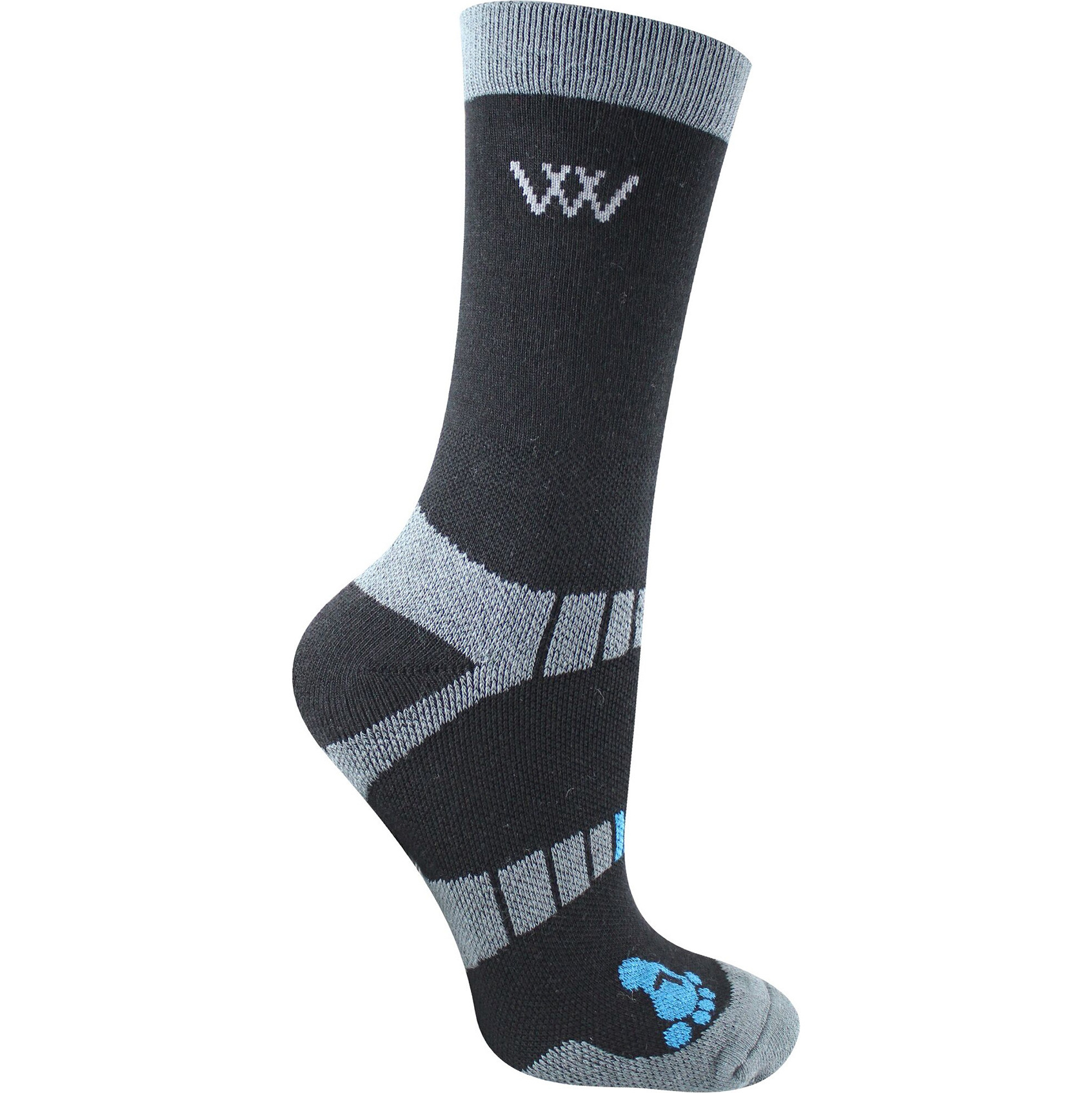 Woof Wear Short Bamboo Waffle Riding Socks - Black | The Drillshed
