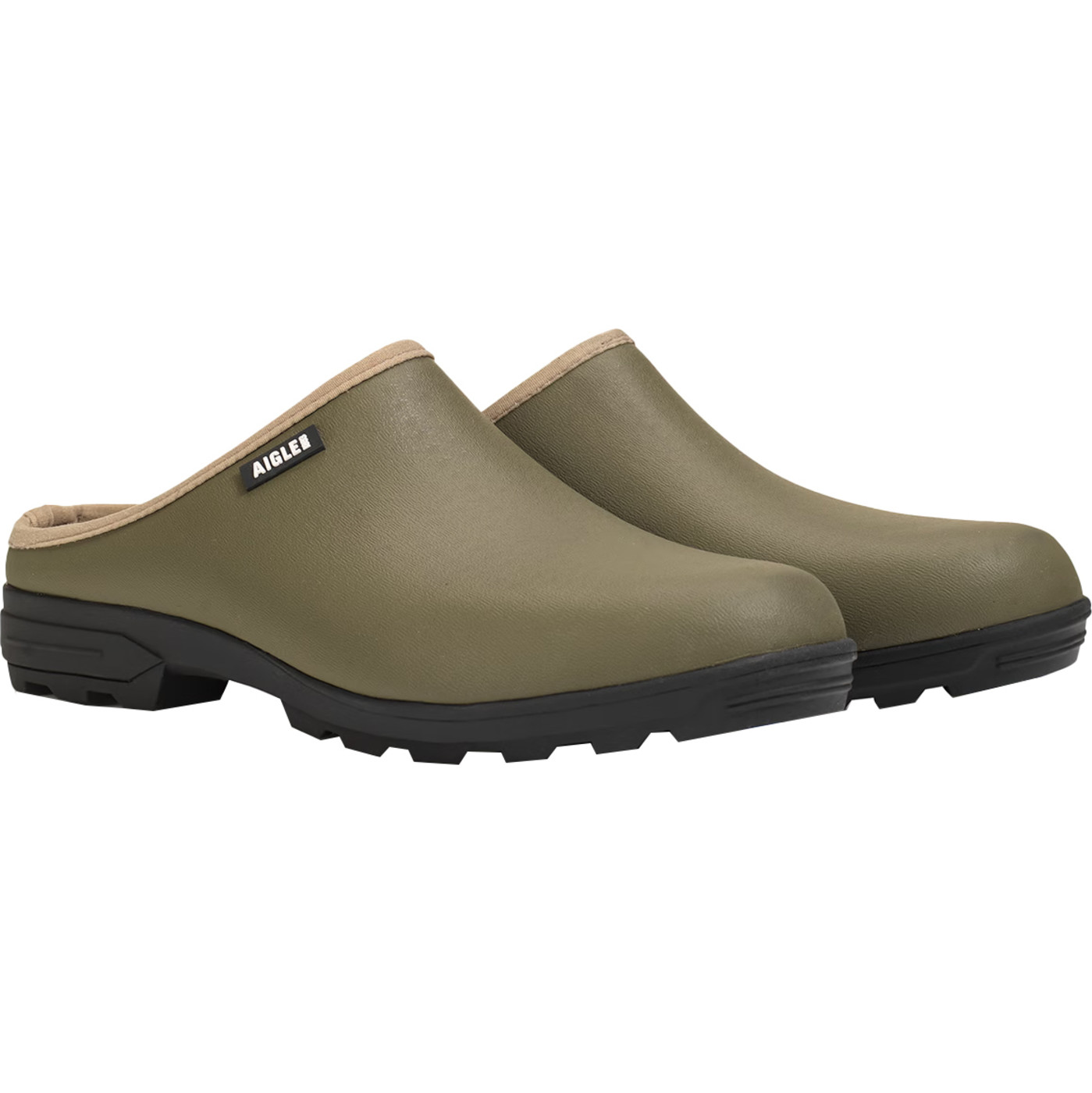 Aigle Lessfor Open Clogs NA8616 - Khaki - Country Sports - Footwear ...
