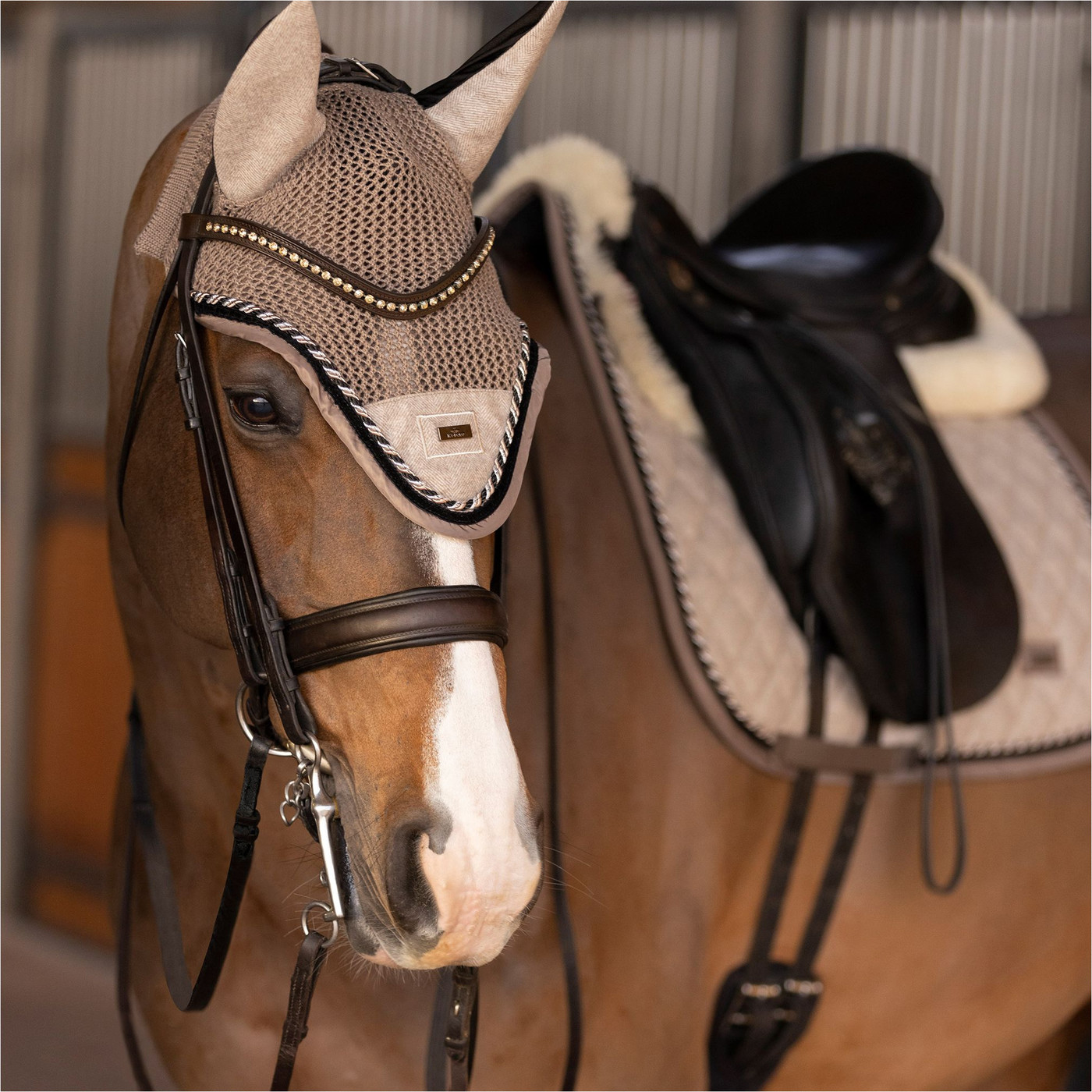 2022 HV Polo Francis Flyveil 3005093450 - Beige - Horse - Saddlery ...