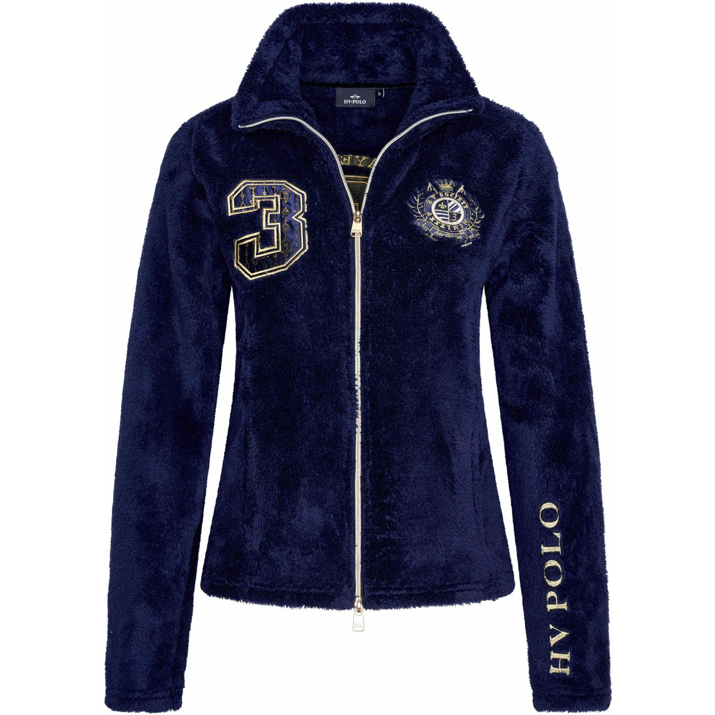 2022 HV Polo Womens Liliane Fleece Jacket 401493452 - Navy - Womens ...