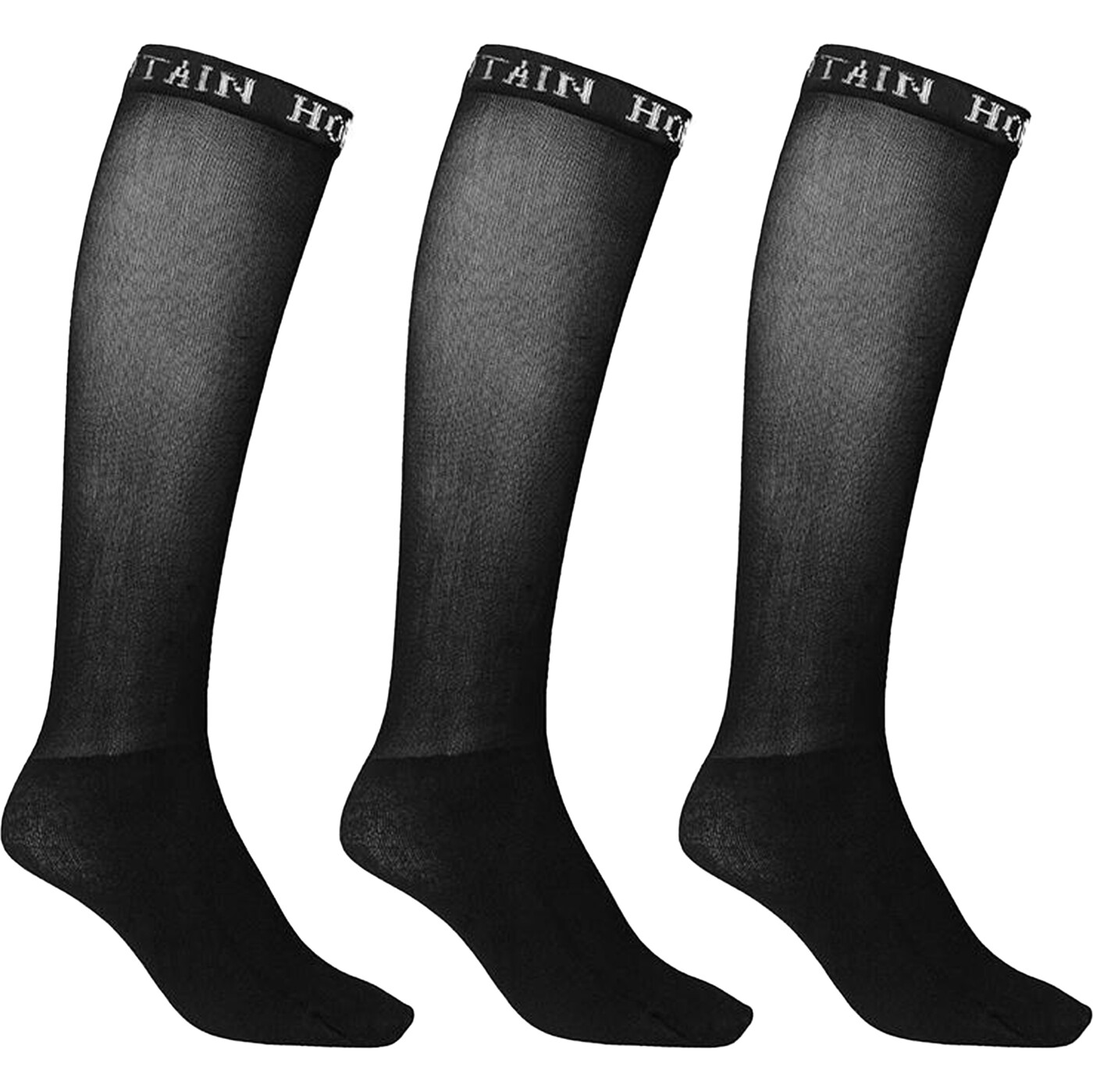 Mountain Horse Competition Sock 6022019051 - Black Logo - Womens ...