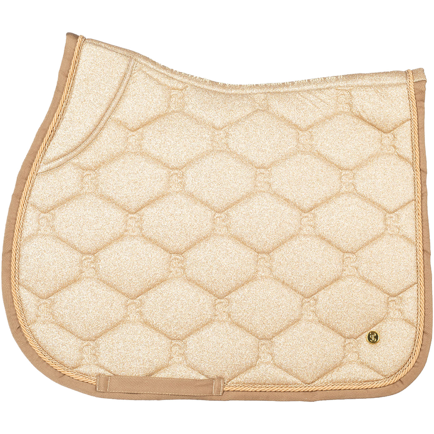 2022 PS Of Sweden Stardust Glitter Jump Saddle Pad 20072-720 - Gold ...