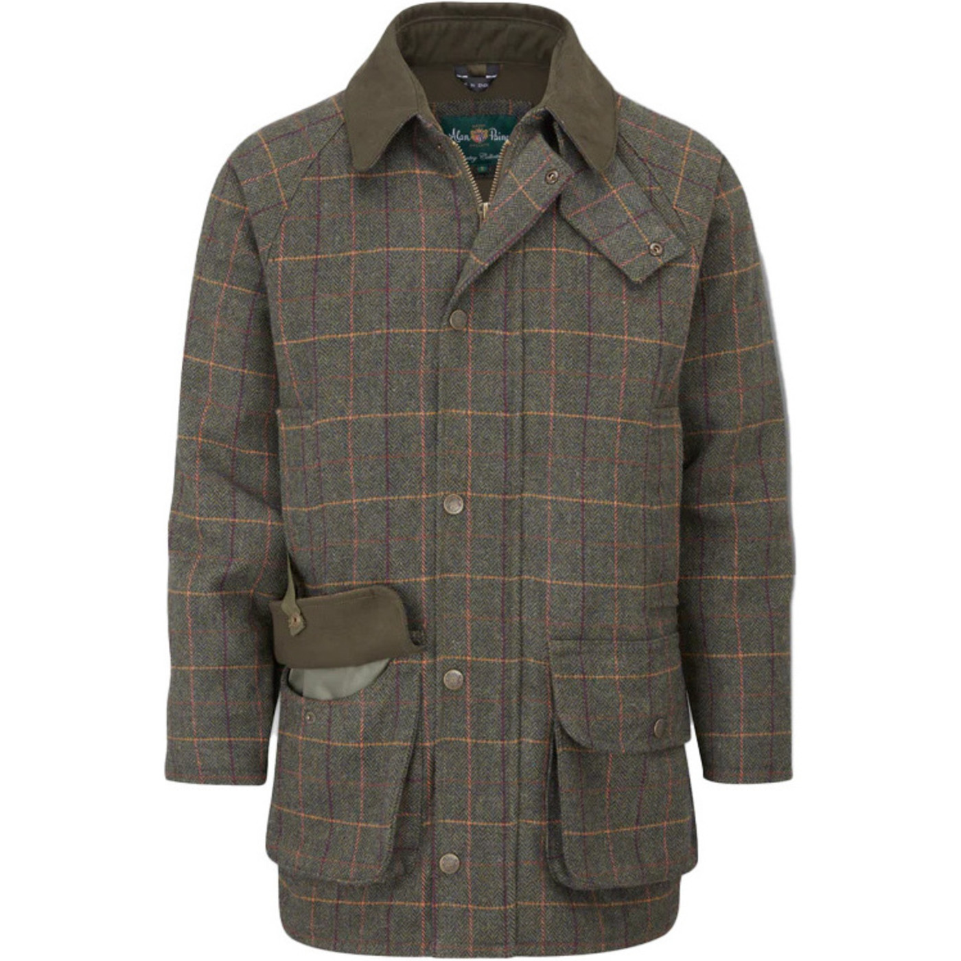 2023 Alan Paine Mens Rutland Tweed Waterproof Shotting Coat RUTGCOT ...