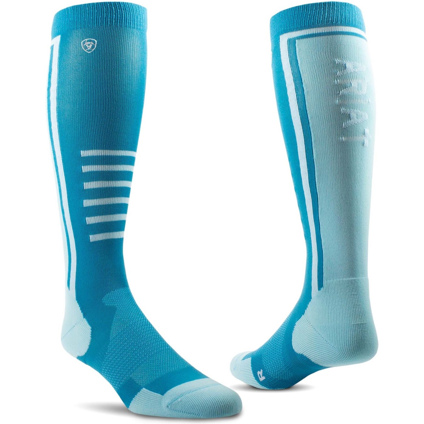 2023 Ariat Ariattek Slimline Performance Socks 1004393 - Mosaic Blue ...