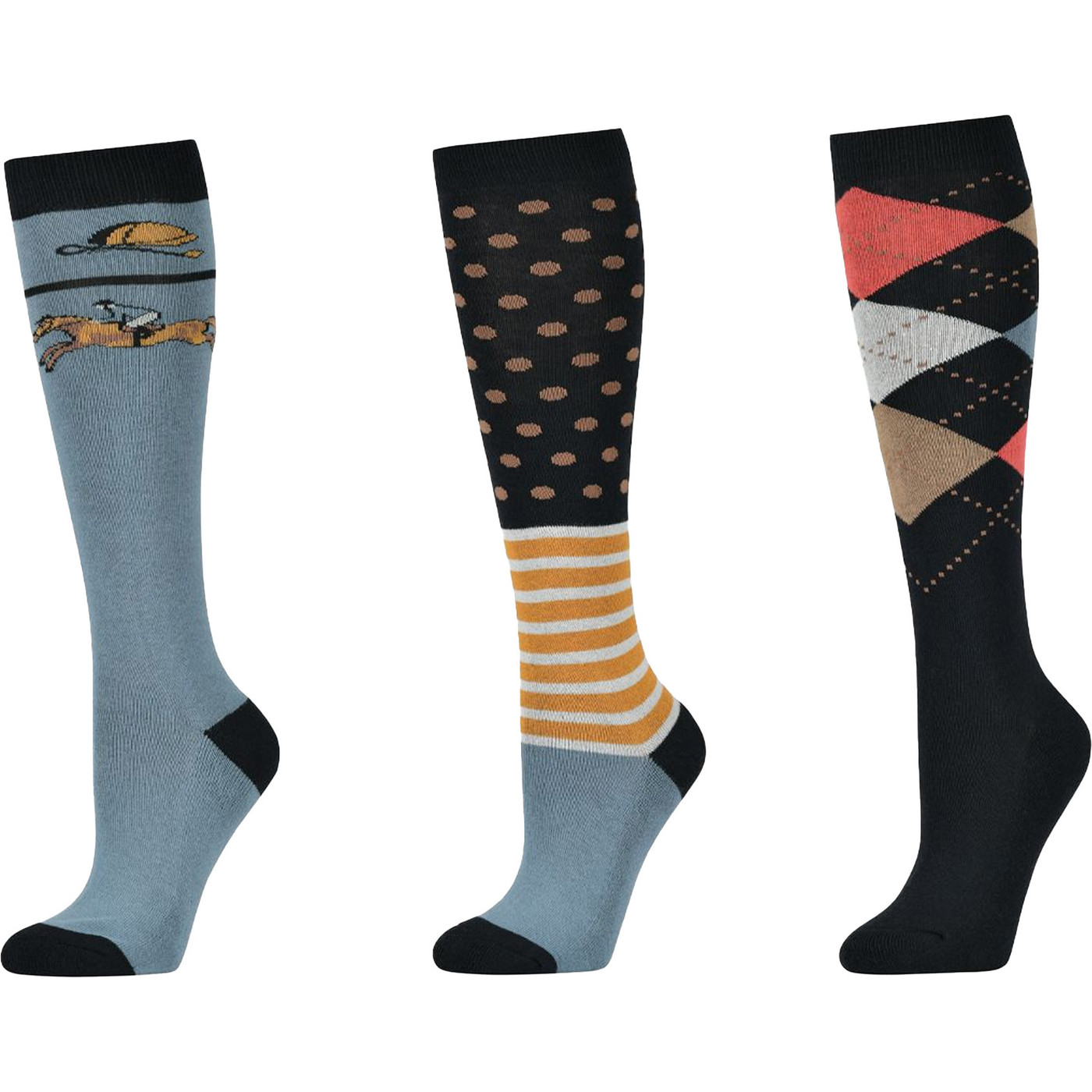 2023 Dublin 3 Pack Socks 1004094097 - Sage Rider - Childrens ...