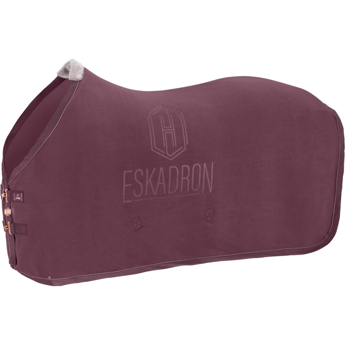 2023 Eskadron Heritage Fleece Stamp Sweat Rug 111272 262 930 - Cassis ...