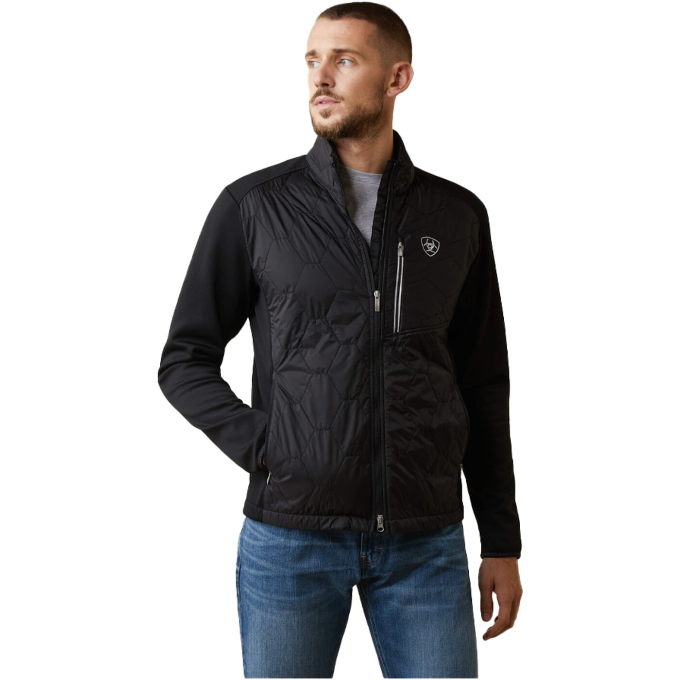 Ariat Mens Fusion Insulated Jacket 10043317 - Black - Mens - Equestrian ...