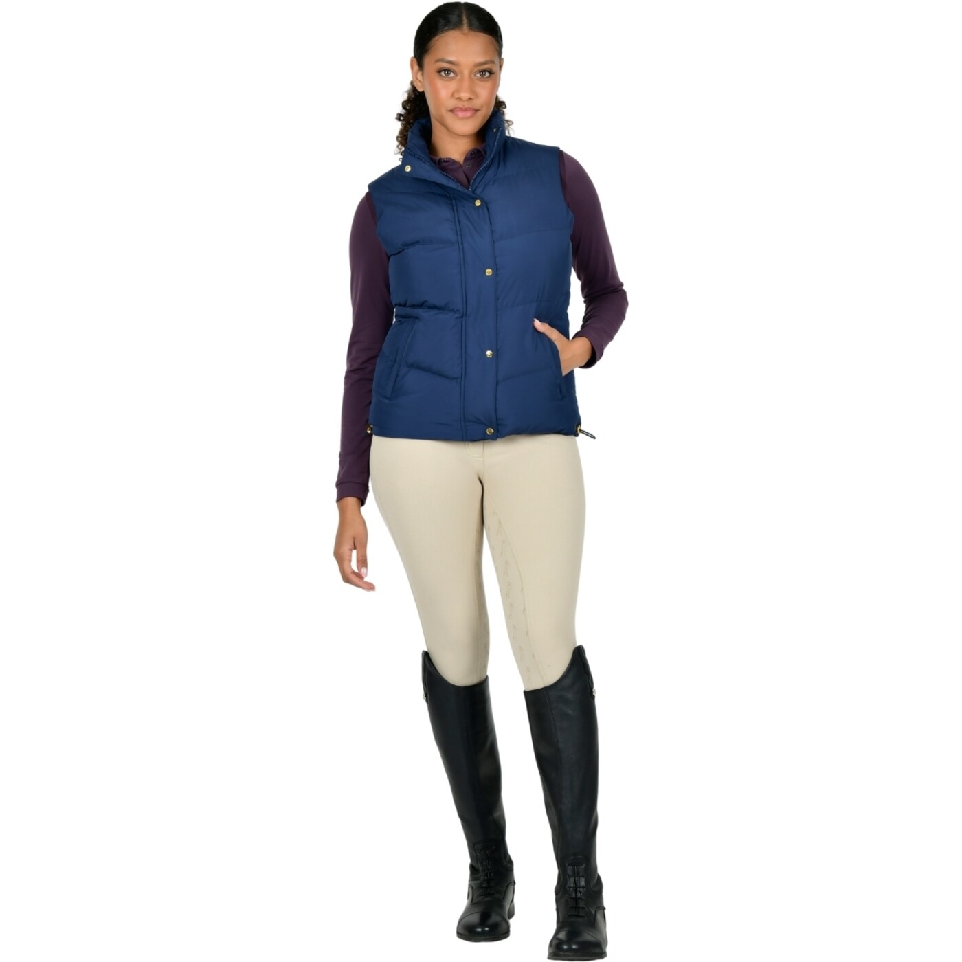 2024 Dublin Patrice Puffer Vest 1024231- Naval Academy - Womens ...
