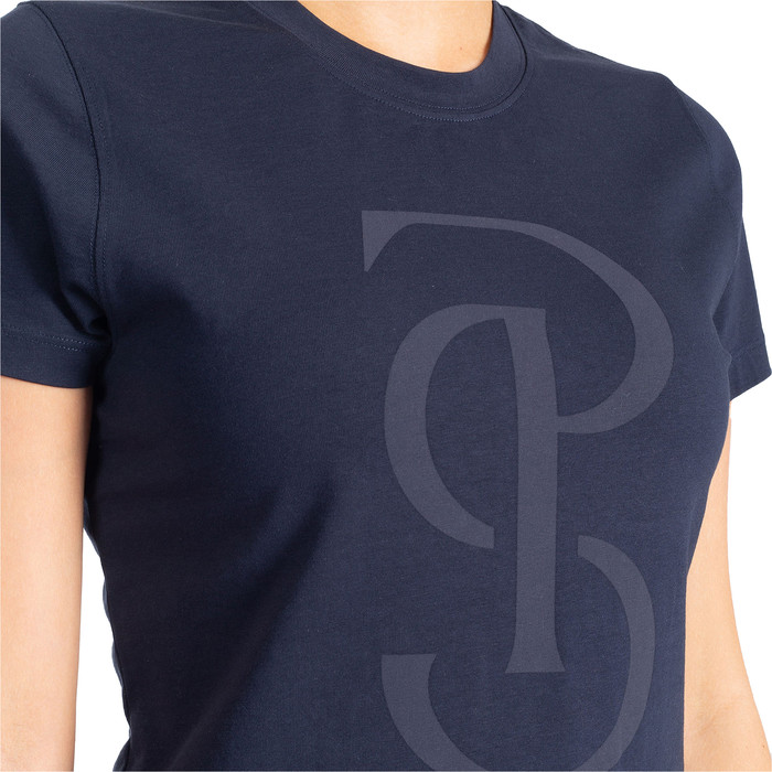 2022 PS Of Sweden Signe Cottton Tee 2231-038 - Navy - 2231-038-591 ...
