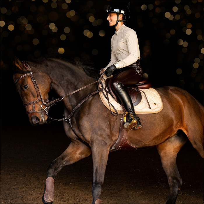 2022 PS Of Sweden Stardust Glitter Jump Saddle Pad 20072-720 - Gold ...