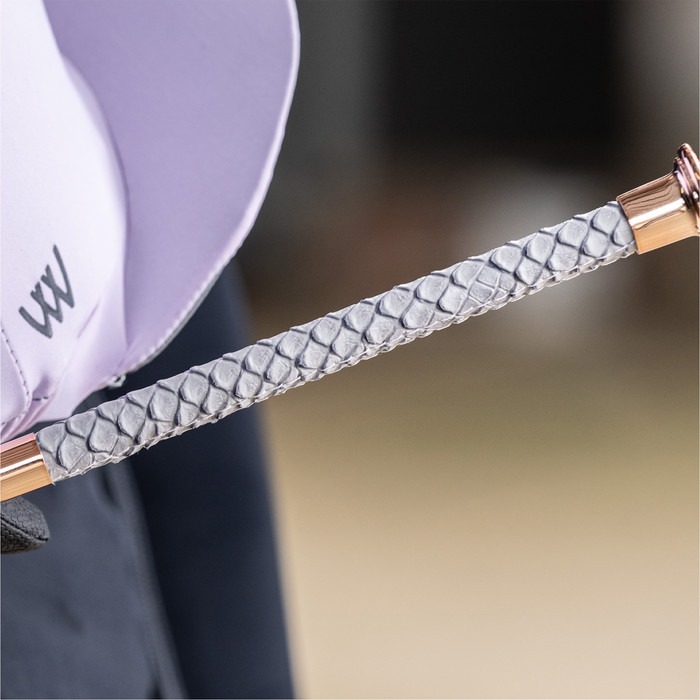 2023 Woof Wear Reptile 100cm Dressage Whip WH0010-GYRG-100 - Grey ...