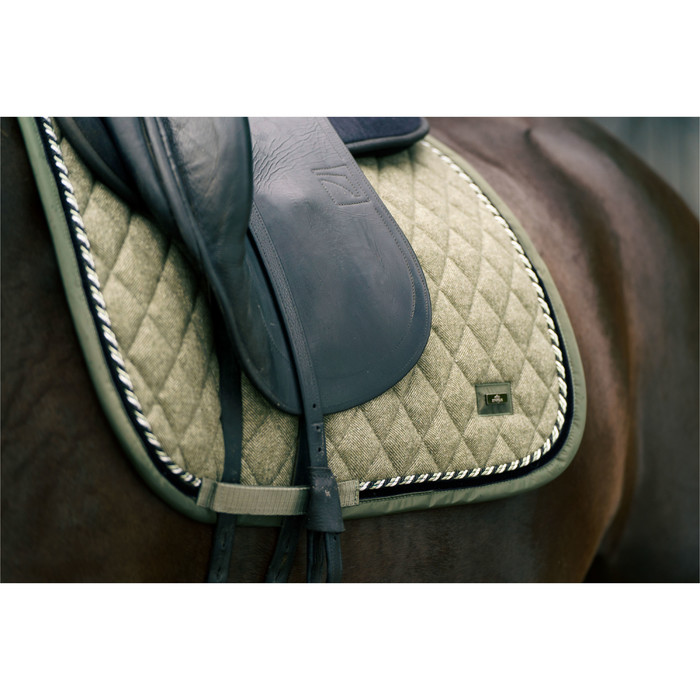 2023 HV Polo Francis Dressage Saddle Pad 802093355 - Dark Oil Green ...