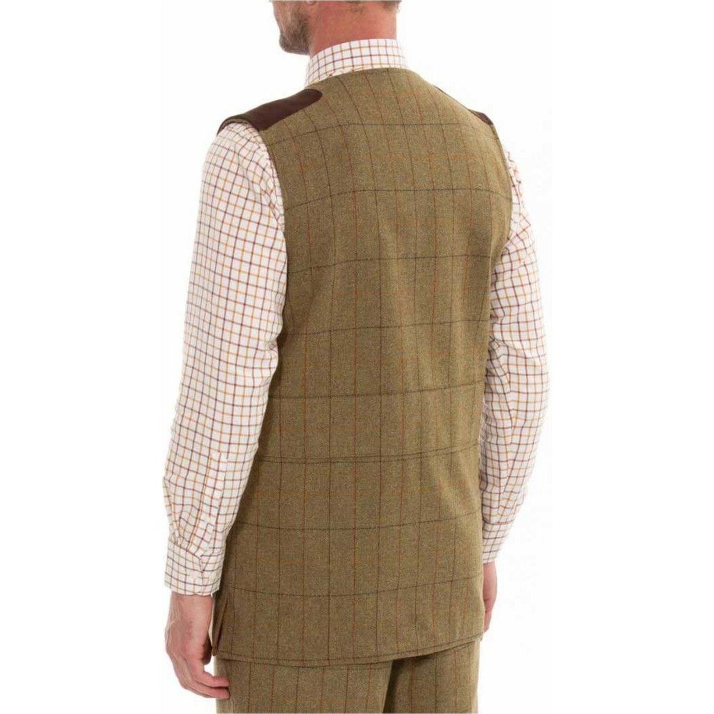 2023 Alan Paine Mens Combrook Tweed Gilet COMGWCT - Elm - Mens ...