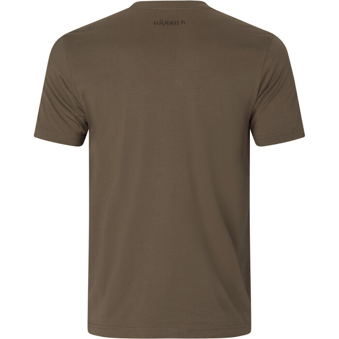 2025 Harkila H-Logo Short Sleeve T-Shirt 102961033 - Major Brown ...