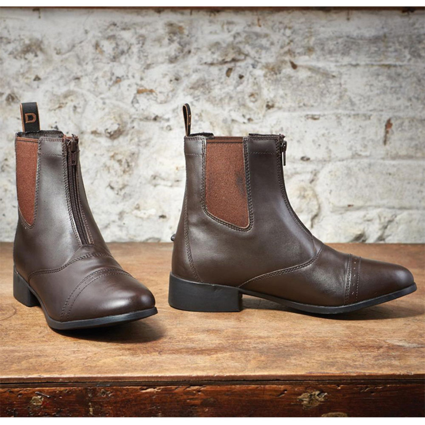 Dublin Elevation Zip Paddock Boots II - Brown | The Drillshed