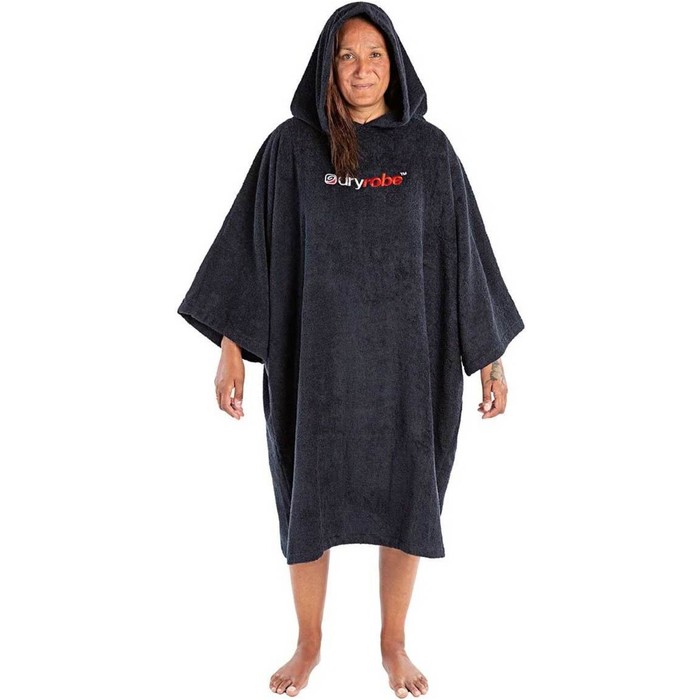 2022 Dryrobe Organic Cotton Towel Dryrobe SSOCTN - Black - Womens ...