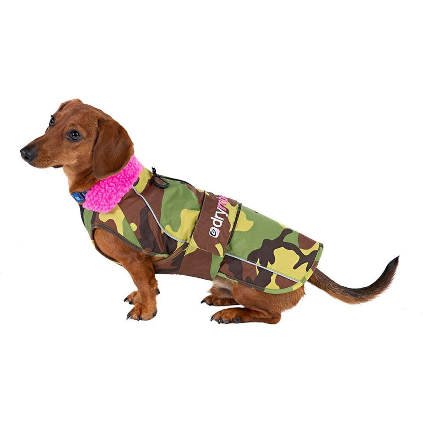 2023 Dryrobe Dog Robe DRDR1 - Camo Pink - Dogs | The Drillshed