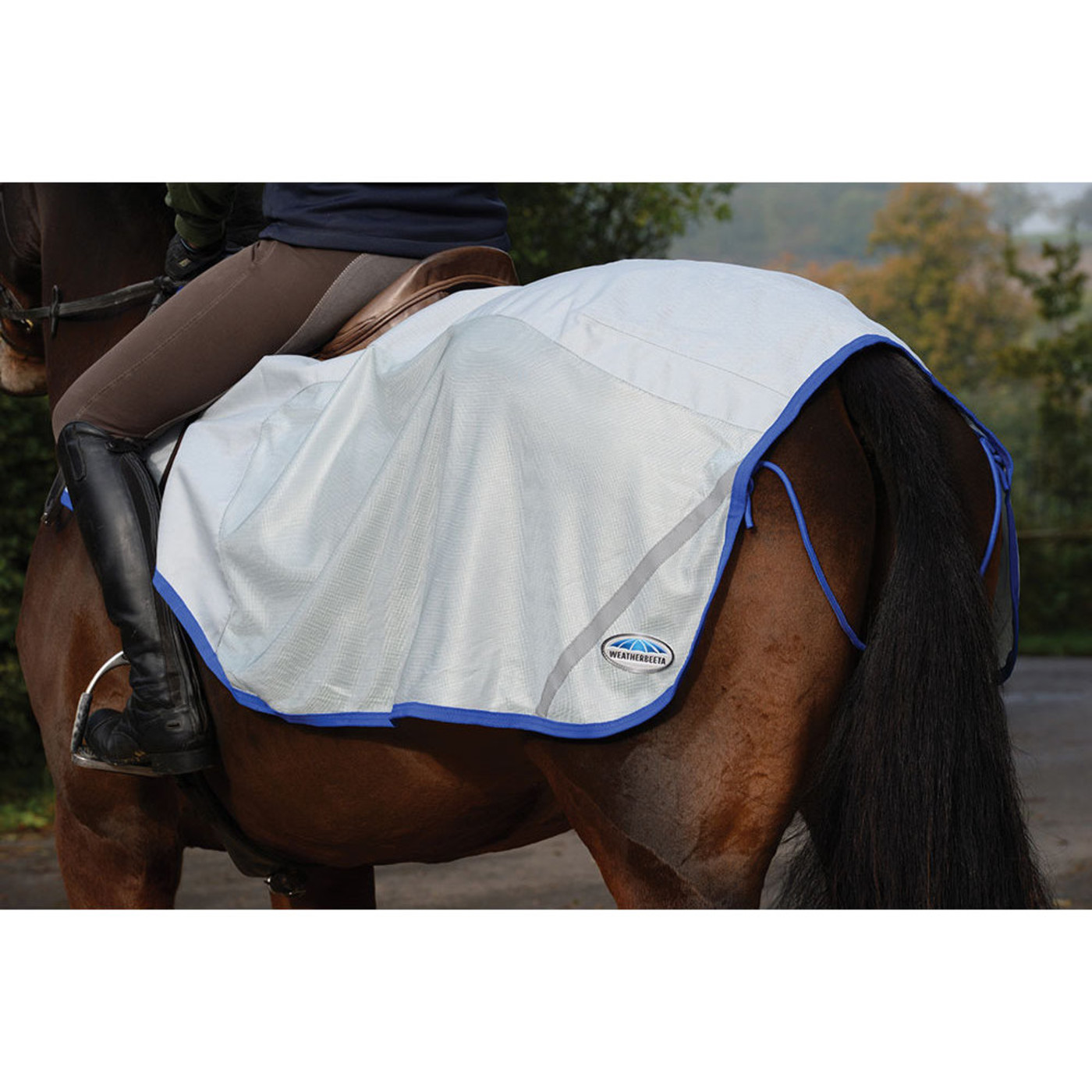 Weatherbeeta 600D Mesh Exercise Sheet - Silver | The Drillshed