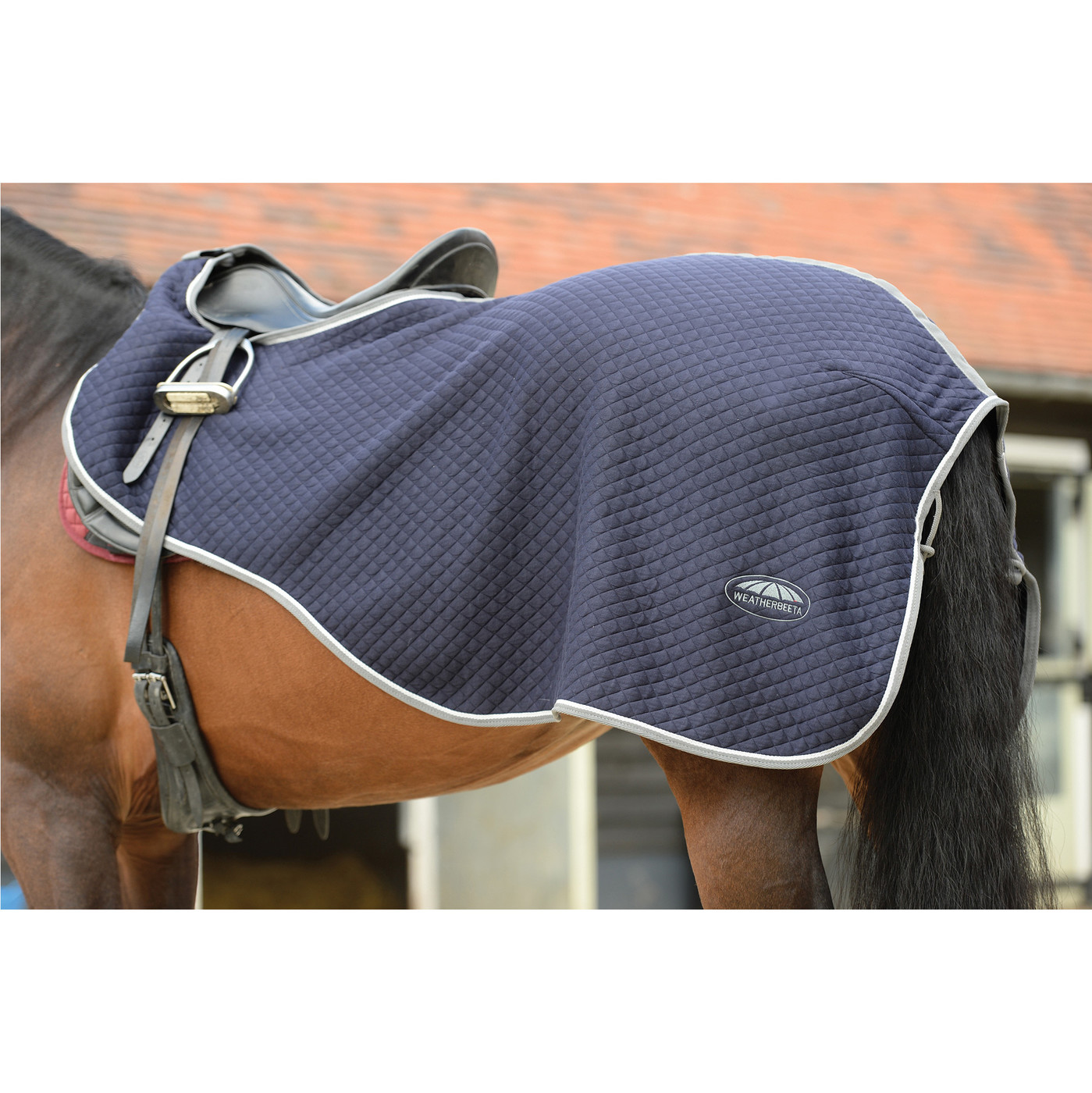 Weatherbeeta Thermic Übungsblatt Navy / Grau / Weiß - 802367 - Pferd ...