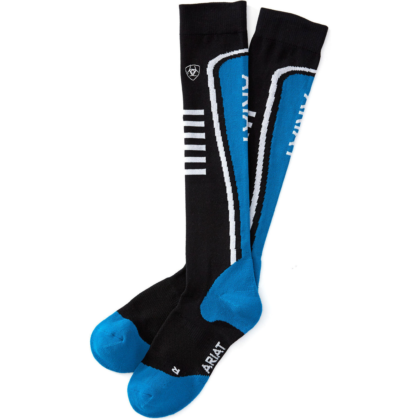 Ariat Womens Ariattek Slimline Socks Atomic/Black 10026143 | The Drillshed