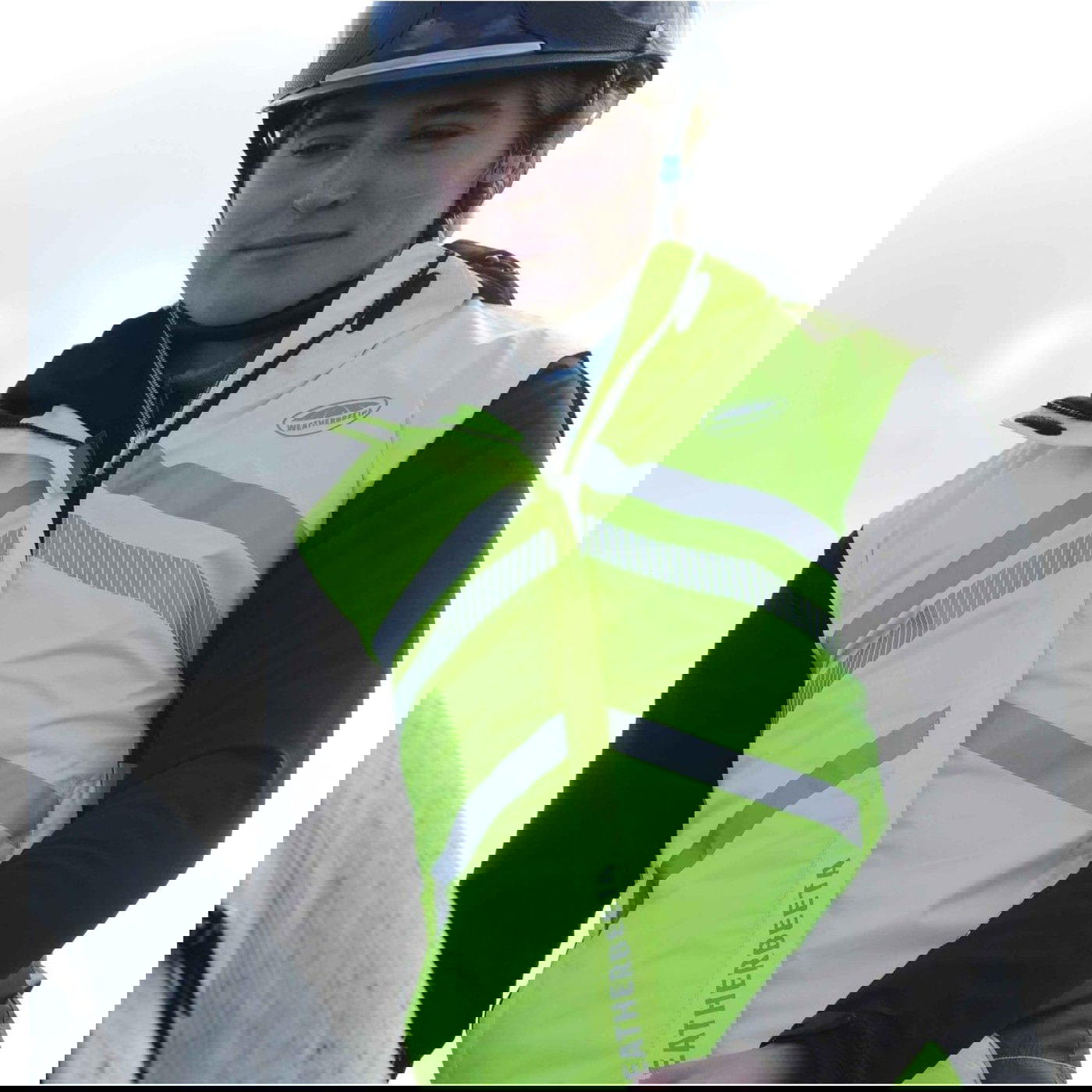 Weatherbeeta Reflective Lightweight Waterproof Vest Hi Vis Yellow ...