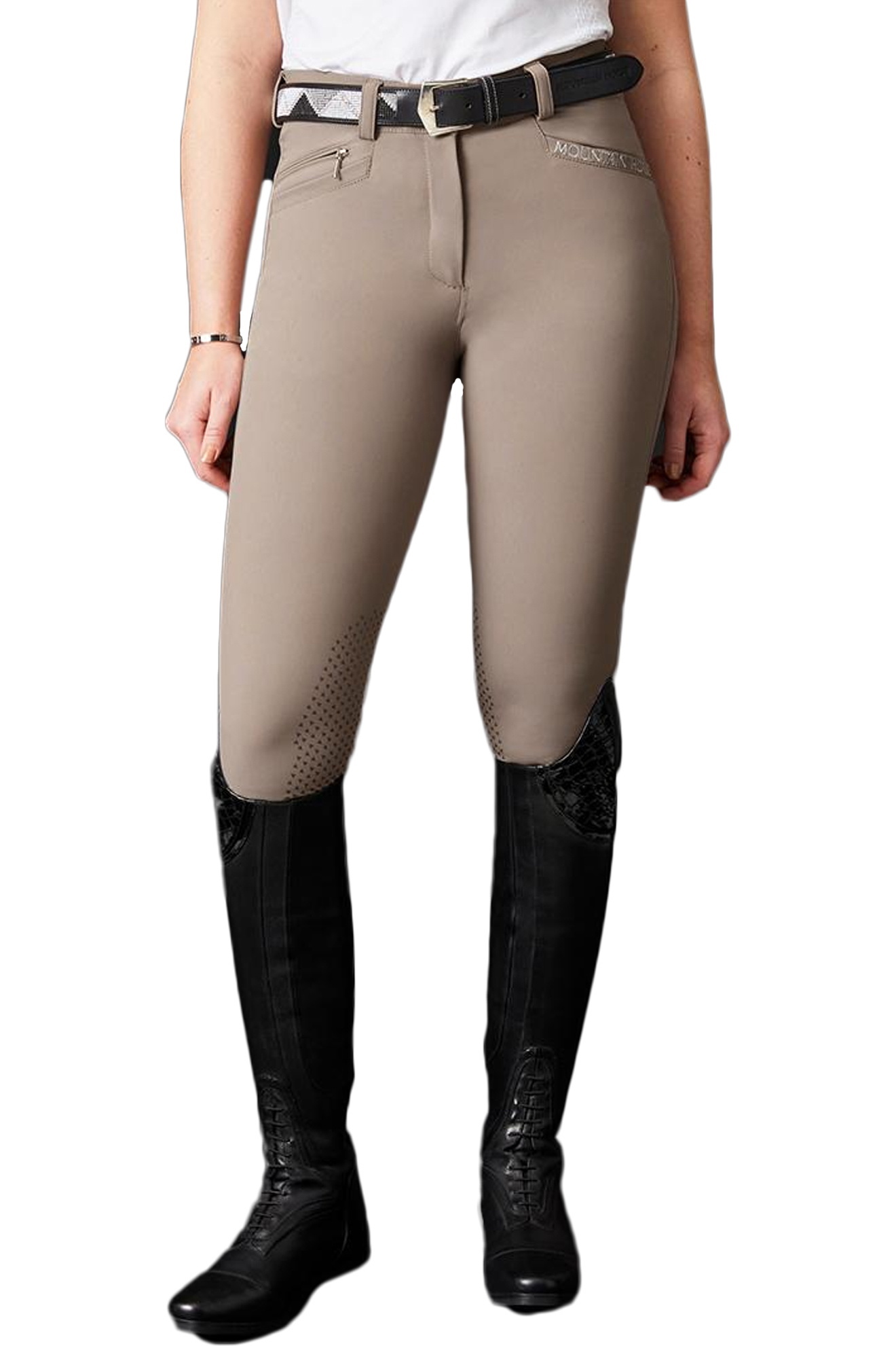 Mountain Horse Womens Ester Breeches - Taupe - Womens - Equestrian ...