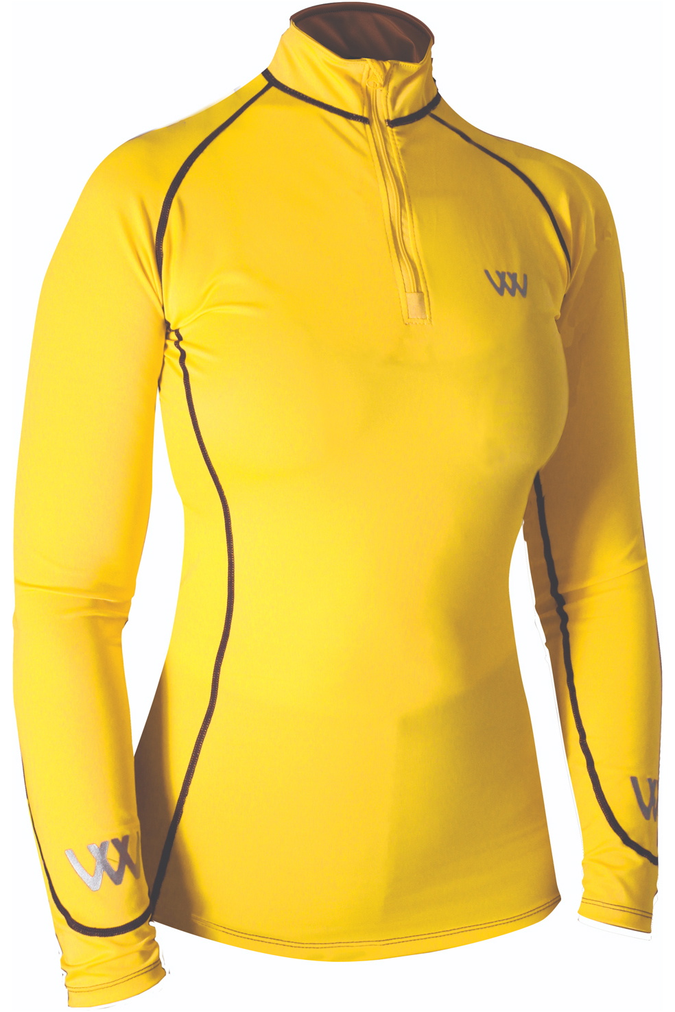 Woof Wear Performance Riding Shirt WA0001 - Sunshine Yellow - Womens ...