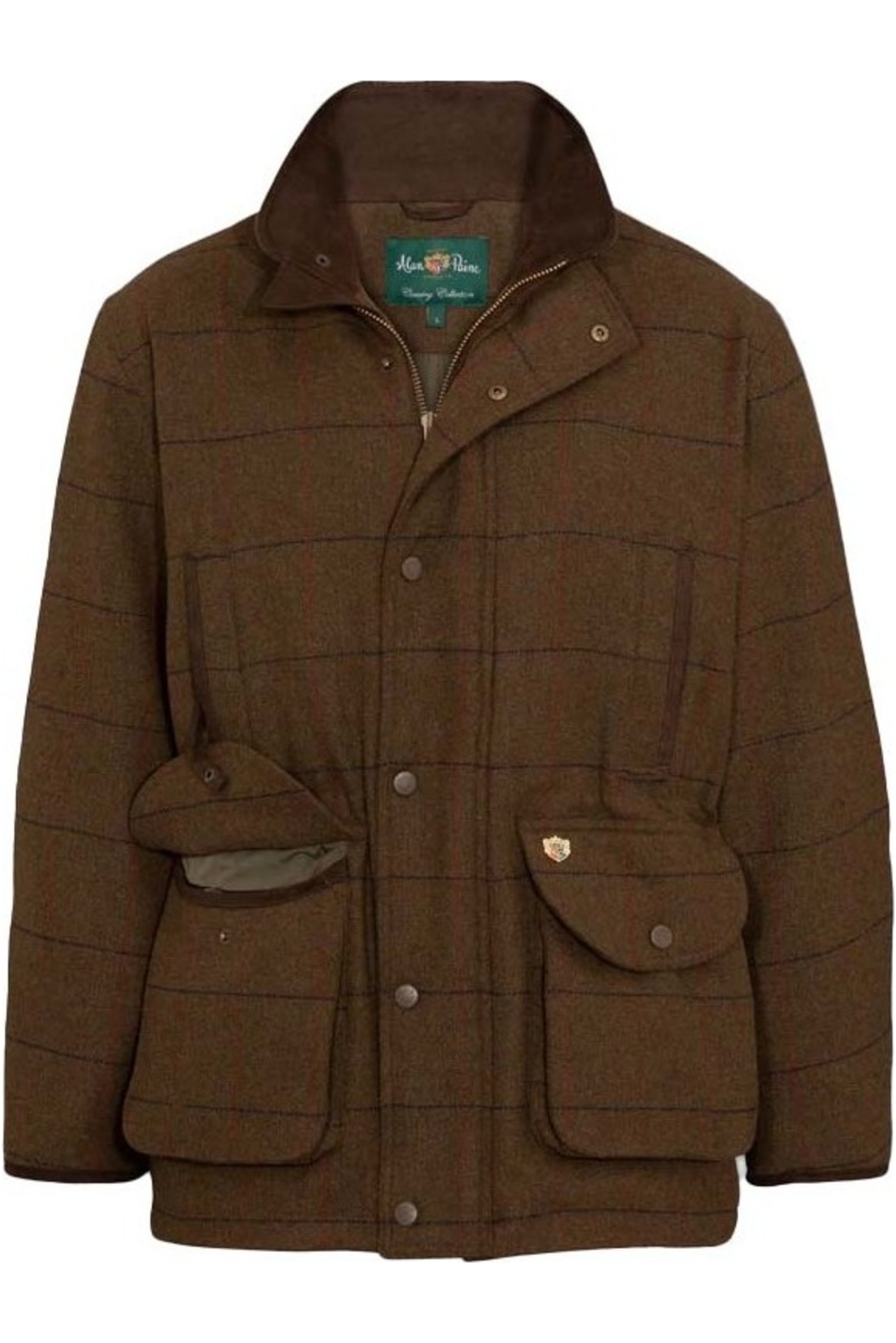 2023 Alan Paine Herren Combrook Tweed Schießen Feld Mantel COMGFIE ...