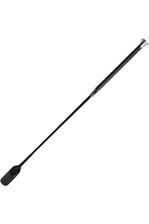 Woof Wear Diamond Riding Whip WH0016 - Black / Silver - Womens ...