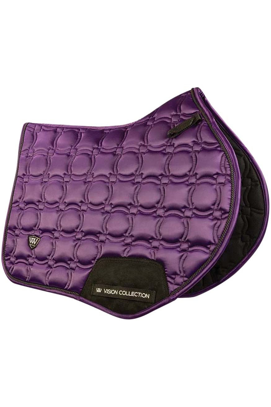 2022 Woof Wear Vision Close Contact Saddle Pad WS0007 - Damsen Purple ...