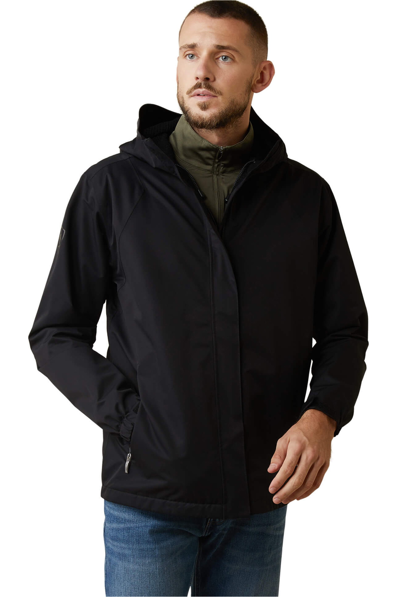 Ariat Mens Spectator Waterproof Jacket 10043307 - Black - Mens ...