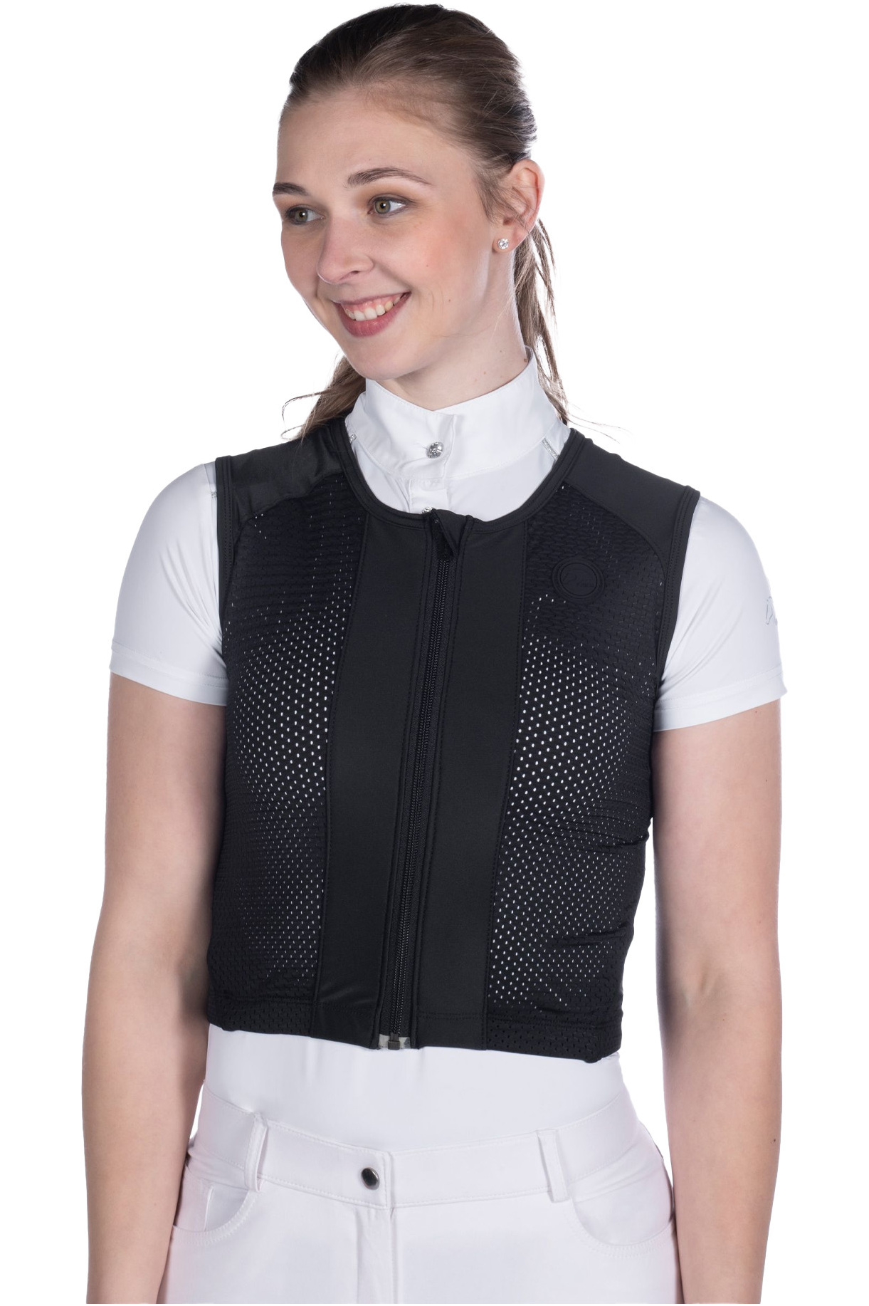 2023 HKM Active Fit Back Protector 14421 - Black - Womens - Safety ...