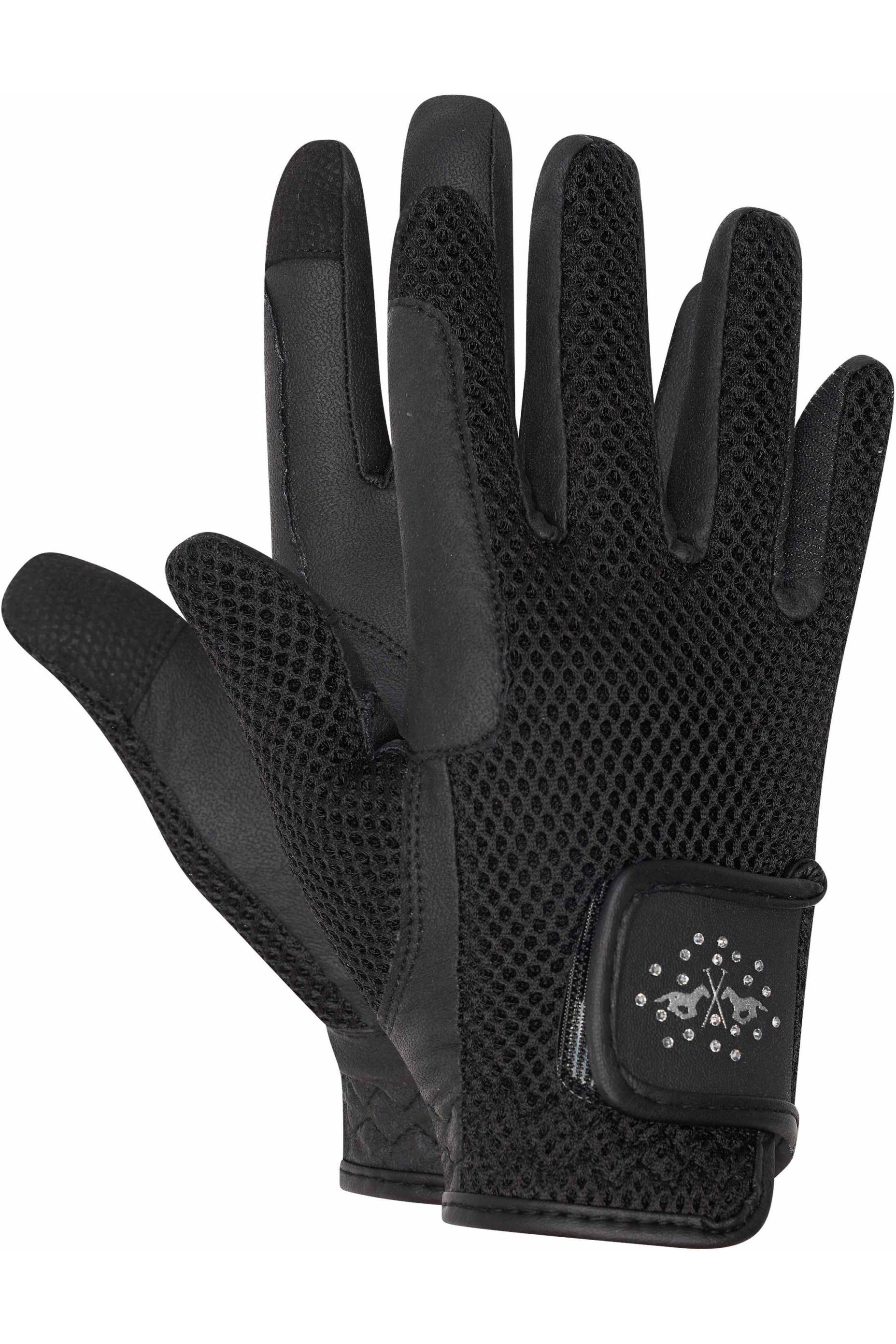 2023 HV Polo Womens Alexa Riding Gloves 207083503 - Black - Womens ...
