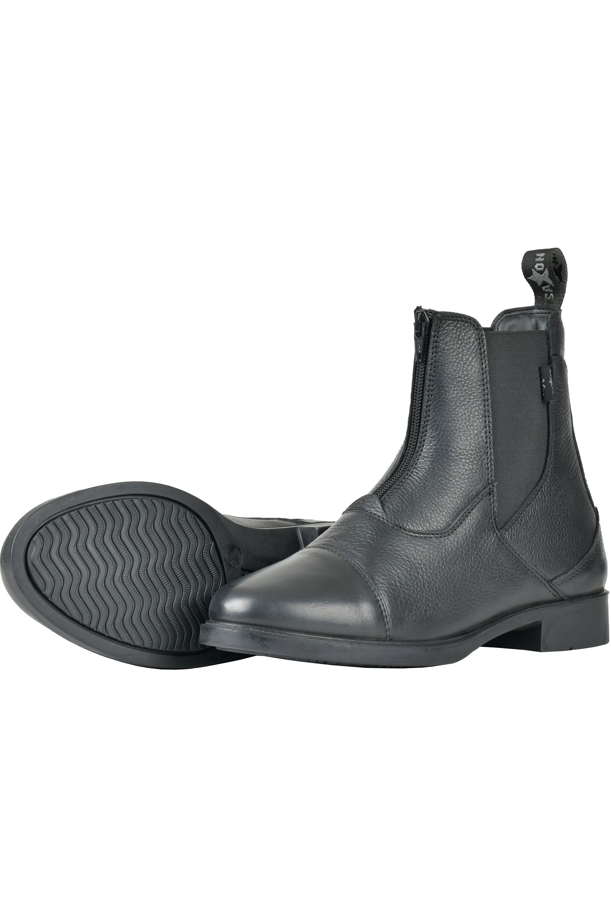 Saxon Womens Allyn Zip Paddock Boots 101937 - Black - Womens - Footwear ...