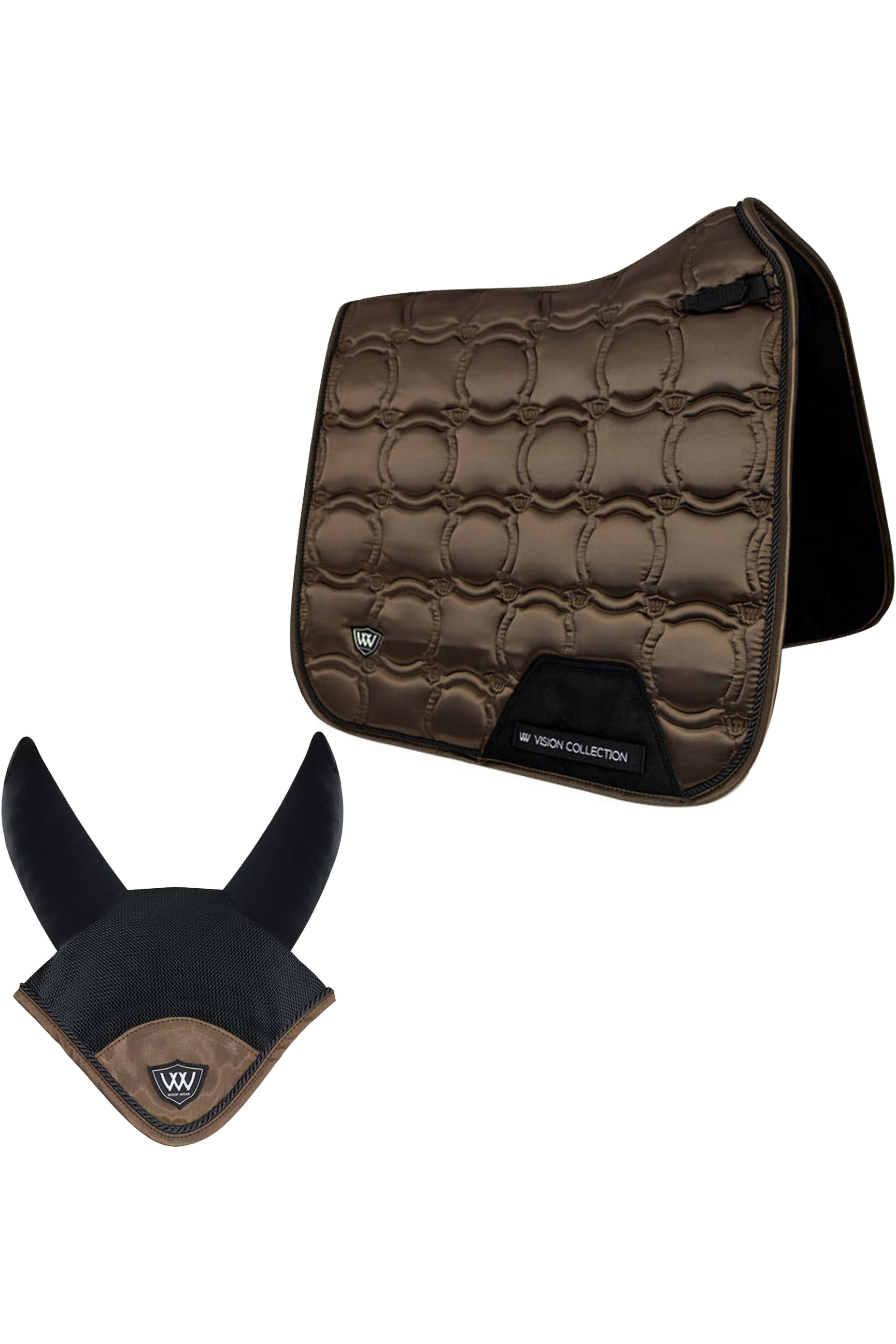 2023 Woof Wear Vision Dressage Saddle Pad & Fly Veil Set WWMOCH - Mocha ...