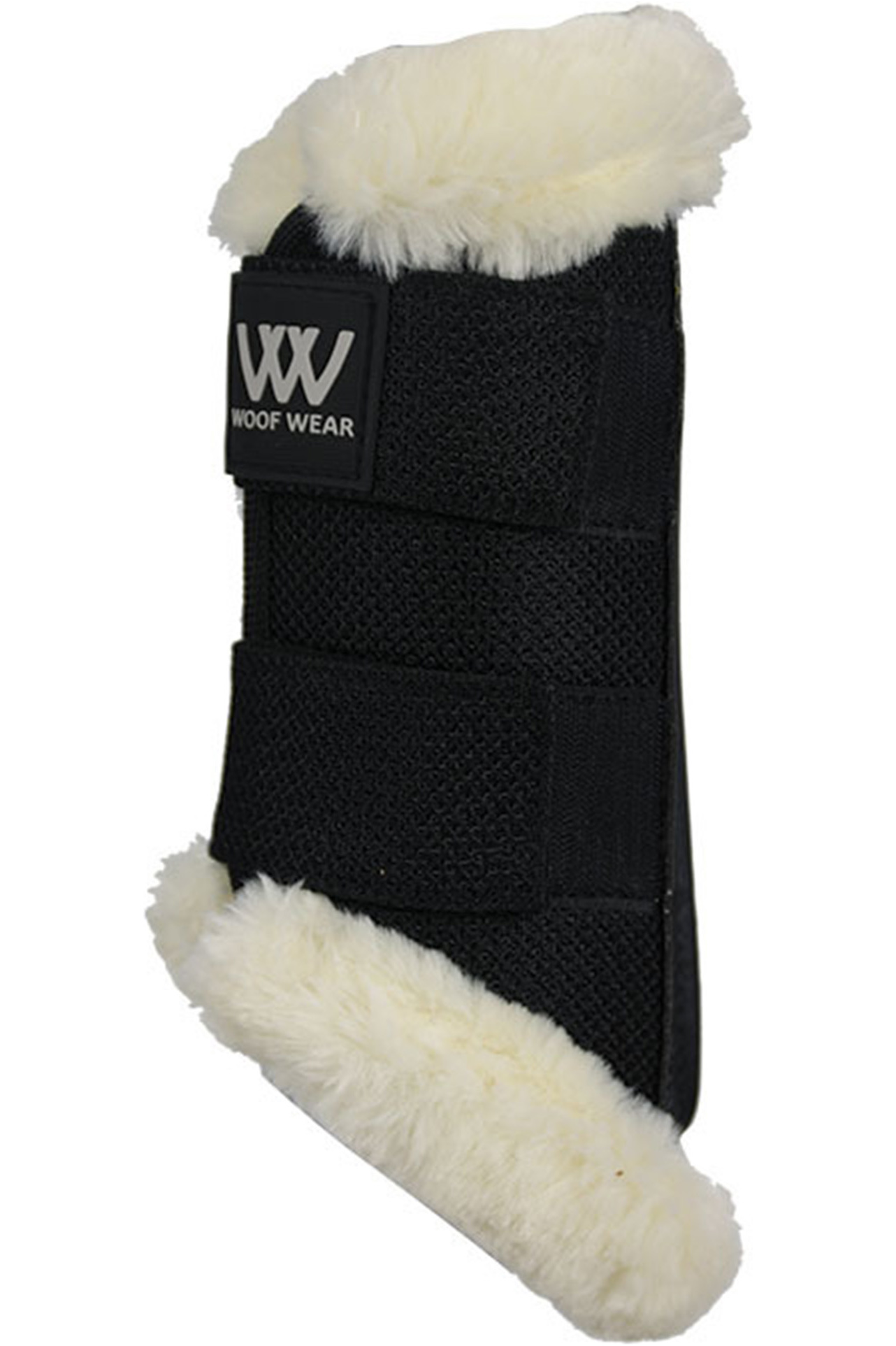 Woof Wear Vision Elegance Sheepskin Brushing Boots WB0080 - Black ...