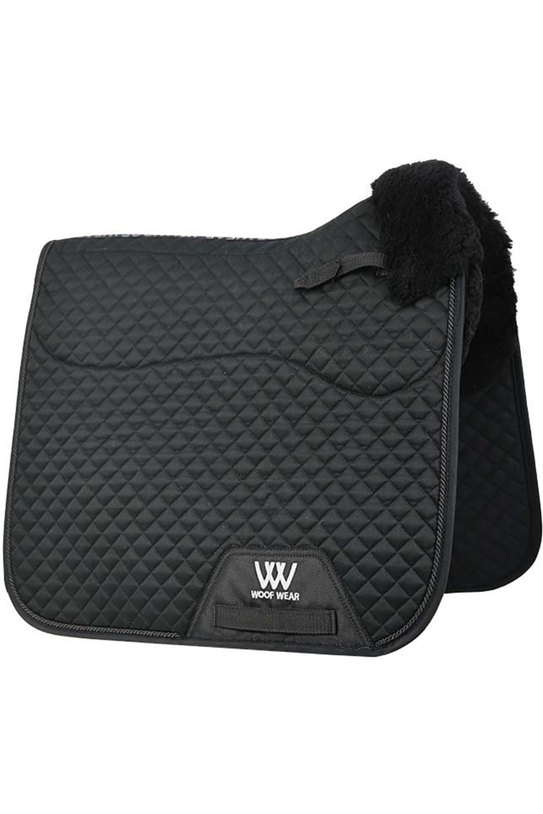 Woof Wear Vision Elegance Sheepskin Dressage Saddle Pad WS0031 - Black ...