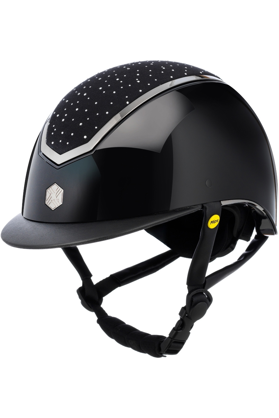 2024 Charles Owen Kylo Crystal with MIPS Standard Peak Riding Helmet ...
