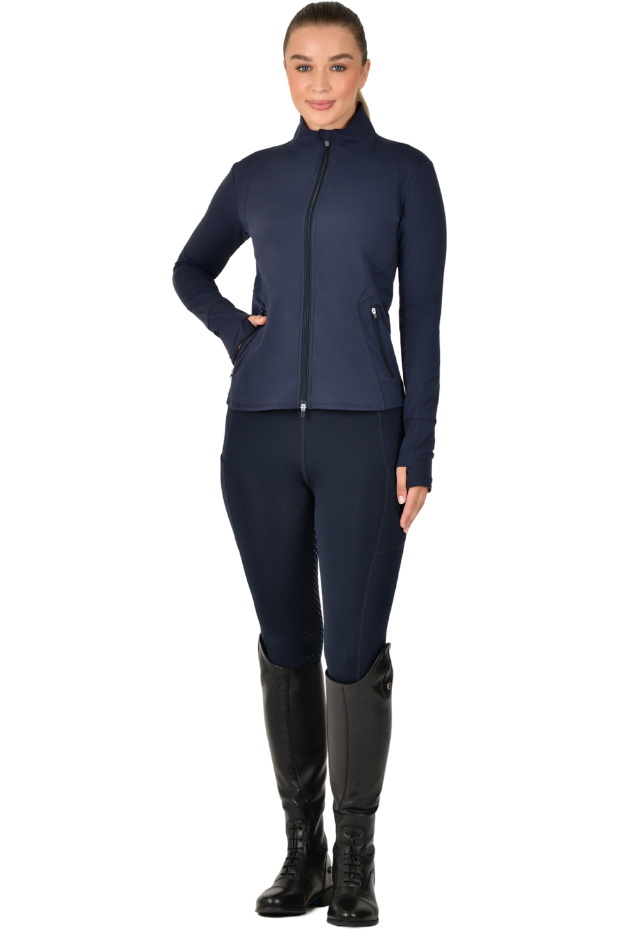 2025 Dublin Womens Versatile Fitted Zip Through Jacket 1027707 - Navy ...