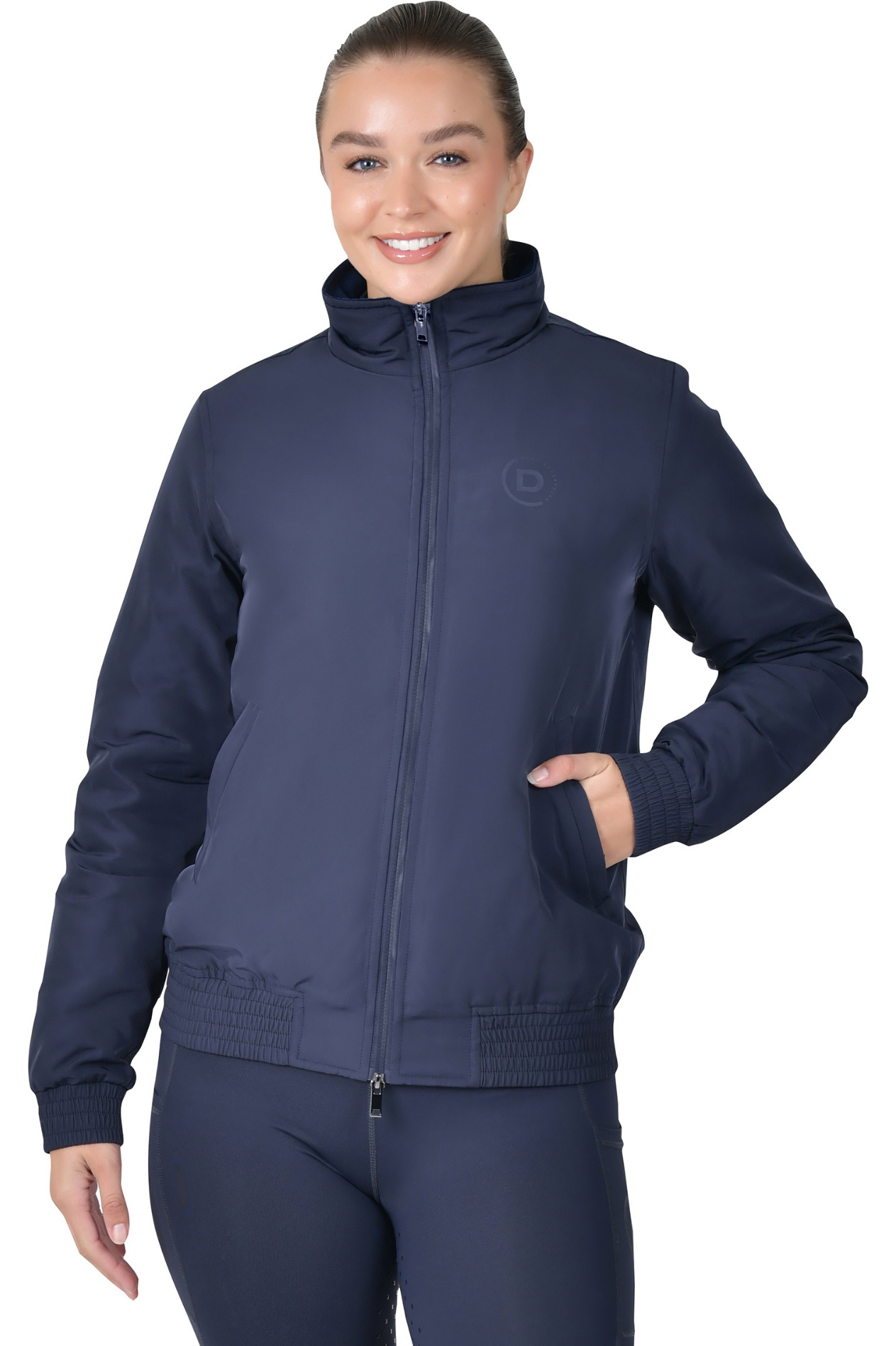 2025 Dublin Womens Zip Through Blouson Team Jacket 1028856 - Navy ...